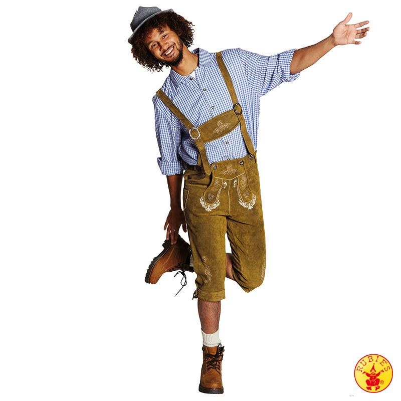 Bajor nadrág valódi bőrből - világos barna - Party-World.hu